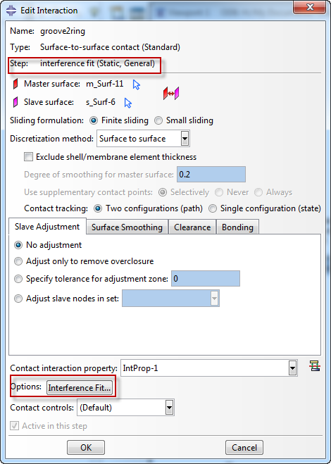 How Abaqus Treats Initial Overclosures of Contacting Surfaces